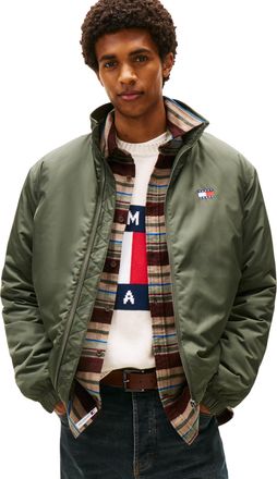 Tommy Jeans Herren Tjm Essential Padded Jacket Ext Dm0dm21936 Pufferjacke, Green (Pewter Green), L EU