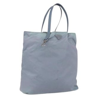 Prada Pre-owned Vintage Tote Bag - - Pre-owned - Damen - Blau - ONE SIZE