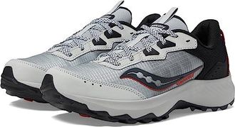 Saucony Mens Aura TR Sneaker, Concrete/Black, 8