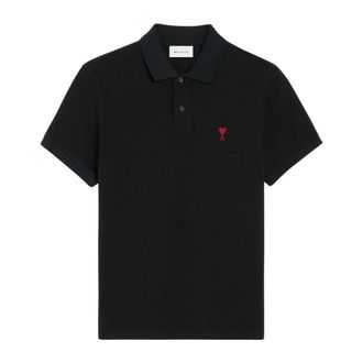 Ami Polo Ami de Coeur - unisex - Tops - Noir - Taille: M