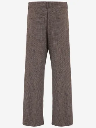 Darkpark Womens Trousers Iris Beige-Brown-Black Polyester Beige/brown/black