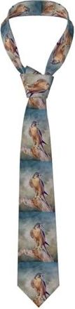 Generic Cravate Homme Faucon P&egrave;lerin Falco Confortable Men Tie Fine Cravates Homme Pour F&ecirc;te Travail Accessoires