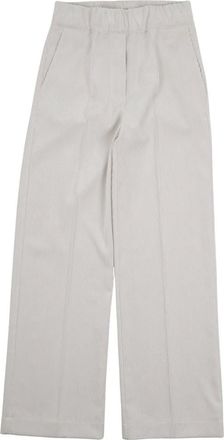 D.exterior Femme, Pantalons, Blanc, Taille: 34 FR Wide Pantalons