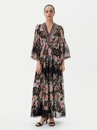 Hale Bob Sommerkleid with silk 4YPR652A Schwarz Regular Fit