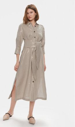 Marella Hemdkleid Balia 2413221114 Beige Regular Fit