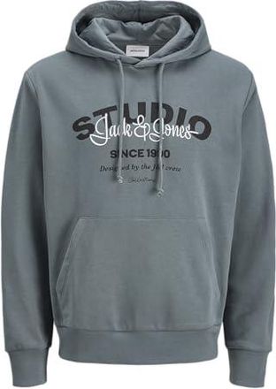 Jack & Jones Hood Jjyuki Sweat &agrave; Capuche BF, temp&ecirc;te, M Homme