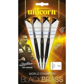unicorn Dartpfeil Unicorn Black Brass Gary Anderson Soft Darts