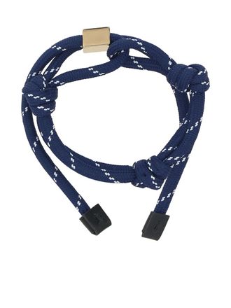 Miu Miu bracelet en corde - Bleu