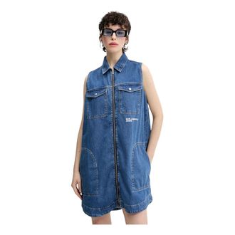 Karl Lagerfeld Robe chemise en jean - Femme - Robes - Bleu - Taille: 36 FR
