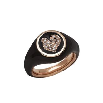 CHANTECLER Anello Donna - - Accessories - Damen - Schwarzk - 51 MM