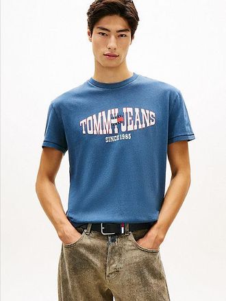 Tommy Hilfiger T-shirt en jersey &agrave; drapeau ondul&eacute;