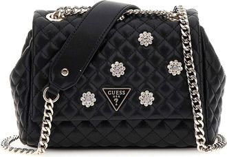 Guess Everlee Convertible Xbody Flap Bag Black