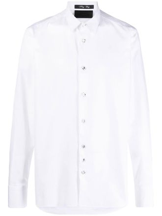 Philipp Plein chemise &agrave; manches longues - Blanc