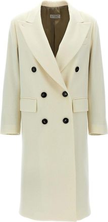 Alberto Biani Kurzer Mantel - Weiß