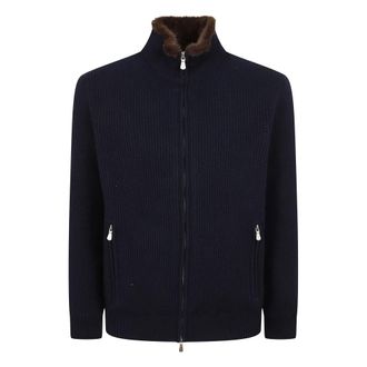 Barba Cardigans - - Knitwear - Herren - Blau - L