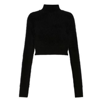 Sportmax Femme, Pulls, Noir, Taille: 40 FR Pull en pur cachemire ajust&eacute; Spxagio