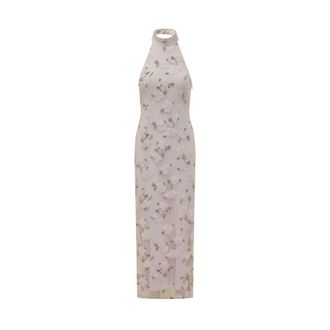 Rotate Rotate Birger Christensen, Femme, Robes, Multicolore, Taille: 38 FR Flower Beads Maxi Dress