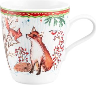 SELTMANN WEIDEN [DL] Zusatzsortiment Becher mit Henkel 0,40 l (Life) rund Waldtiere [RAB] [SP] UVP: 16,90