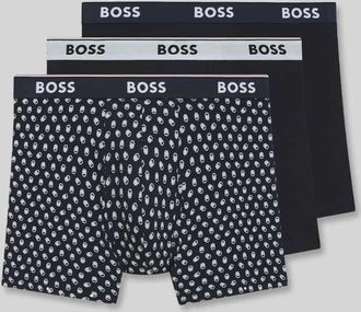 HUGO BOSS Trunks aus Baumwoll-Mix im 3er-Pack