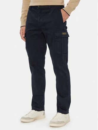 Aeronautica Aeronautica Militare Cargohose 262PA1740UCT04381 Dunkelblau Regular Fit