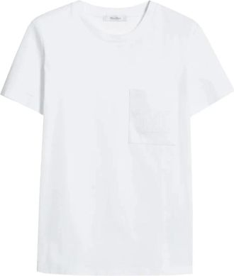 Max Mara Femme, Tops, Blanc, Taille: 40 FR Papaia T-shirt