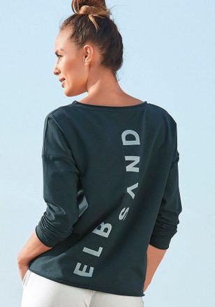 Elbsand Sweatshirt Raina mit Logoprint am R&uuml;cken, sportlich-casual
