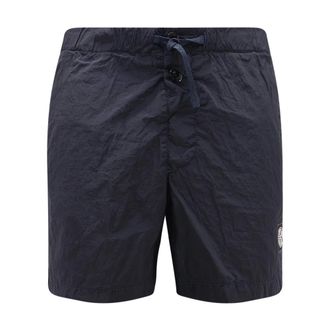 Stone Island Homme, Maillots de bain, Bleu, Taille: S Short de bain slim