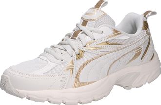 Puma Damen Milenio Tech WMNS Dayinight Sneaker, Vapor Gray Gold Warm White, 38.5 EU