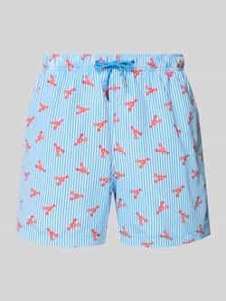 Mc Neal Regular Fit Badeshorts mit Allover-Motiv-Print