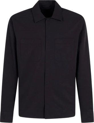 Herno Homme, Chemises, Bleu, Taille: XL Chemise Seer-Crease