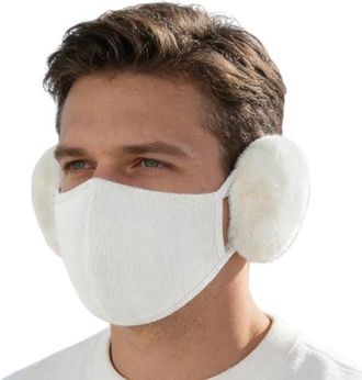 Generic Couverture faciale dHiver - Masque doubl&eacute; en Polaire, &eacute;quipement Facial r&eacute;sistant au Vent, Accessoire de Protection auditive, Couverture dactivit&eacute;s de