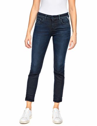 Replay Damen Faaby Forever Blue Jeans, 007 Dark Blue, 27W / 32L EU
