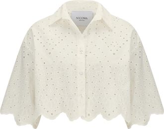 Nicowa Hemd FINALIWO mit Broderie-Anglaise-Bestickung