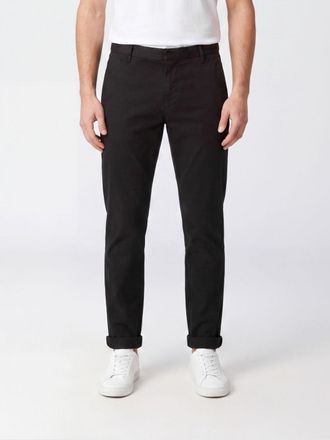 Dondup Pantalon chino Gaubert slim fit en velours &agrave; taille mi-haute