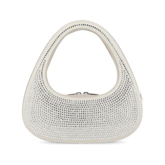 Coperni Femme, Sacs, Beige, Taille: ONE Size Sac Beige en Mélange Coton avec Détails en Strass
