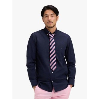 Eden Park Chemise &agrave; coudi&egrave;res marine en coton