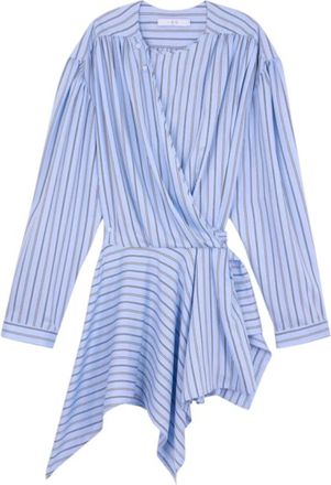 Iro Iro, Femme, Robes, Bleu, Taille: 36 FR Utenia Striped Dress