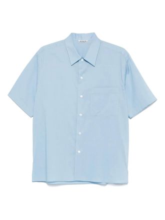 Auralee chemise en coton - Bleu