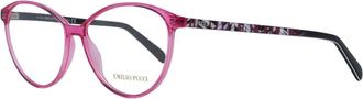 Pucci Femme, Accessoires, Rose, Taille: ONE Size Montures Optiques Roses Femmes Style Papillon