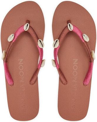 Banana Moon Banana Moon Zehentrenner Nilulu Seaside Dunkelrot