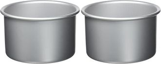 Ibili Kuchenform rund/extra hoch 15x10 cm, Aluminium, Silber, 15 x 10 cm (Packung mit 2)