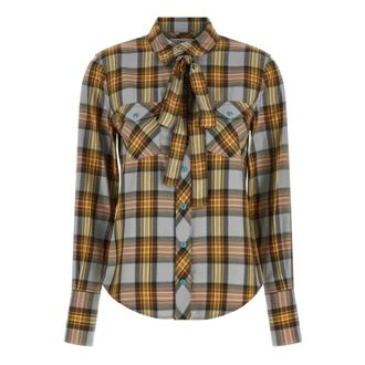 Chlo&eacute; Lavalli&egrave;re-Hemd - - Blouses & Shirts - Damen - Mehrfarbig - S