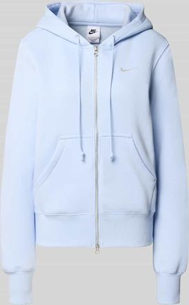 Nike Regular Fit Sweatjacke mit Logo-Stitching Modell Phoenix