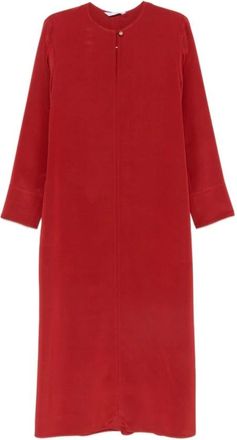 Max Mara Femme, Robes, Rouge, Taille: 42 FR Maxi Robes