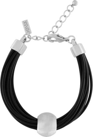 Dansk Copenhagen Luxuri&ouml;ses Lederarmband mit Nordischem Charme - - Accessories - Damen - Schwarzk - ONE SIZE