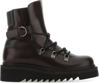 Ferragamo Femme, Chaussures, Violet, Taille: 39 1/2 EU Bottines Elimo