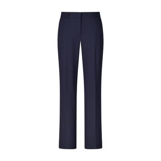 Seductive Stoffhose Luca mit B&uuml;gelfalten - - Trousers - Damen - Blau - 2XL