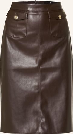 Monari Monari Rock In Lederoptik braun