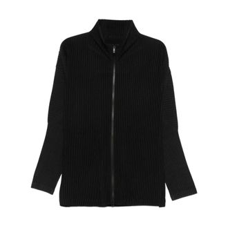 Issey Miyake Herren, Strickwaren, Schwarzk, XLGr&ouml;&szlig;e