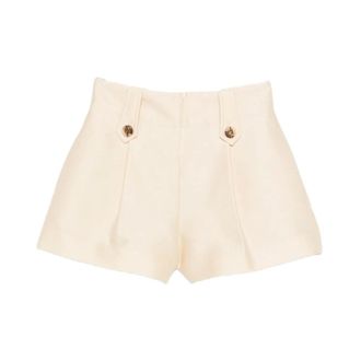 Zimmermann Femme, Shorts, Beige, Taille: 38 FR Luna Wool Silk Tailored Short
